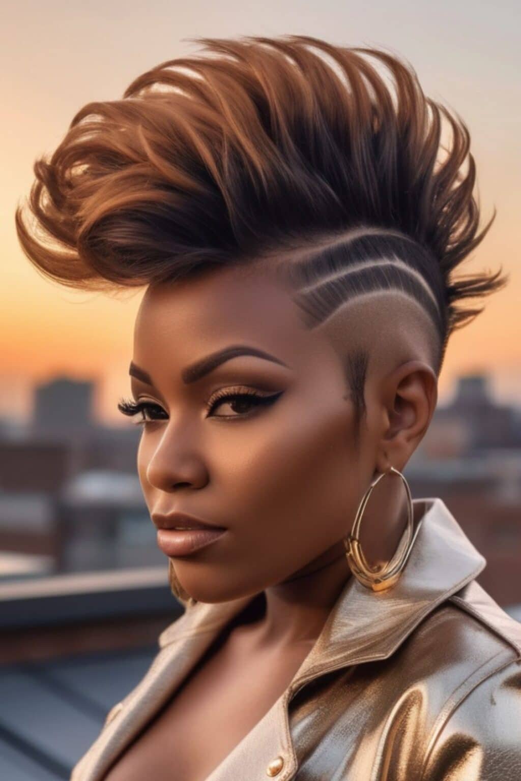45+ Stunning Mohawk Hairstyles for Black Women to Try Now - Fashion Mags