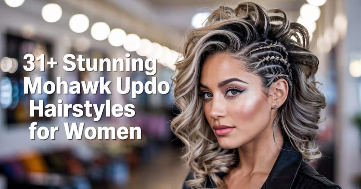 31+ Stunning Mohawk Updo Hairstyles for Women - Fashion Mags